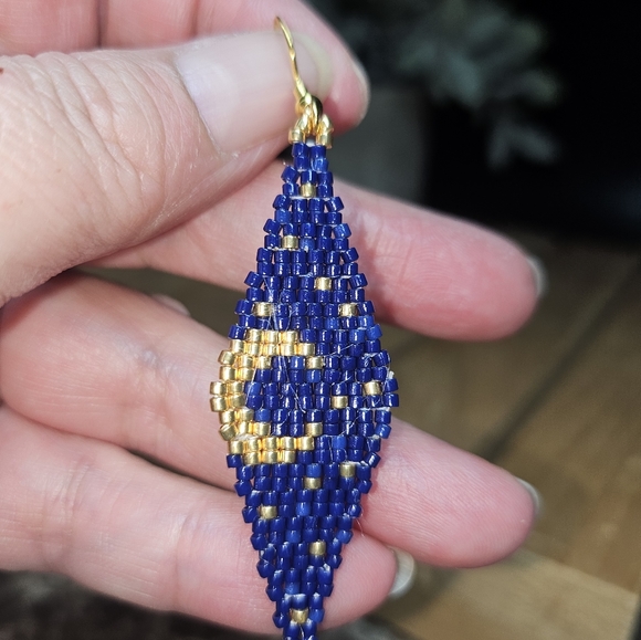 ASCS BEAUTY | Jewelry | Handmade Beaded Moon And Sun Earrings | Poshmark